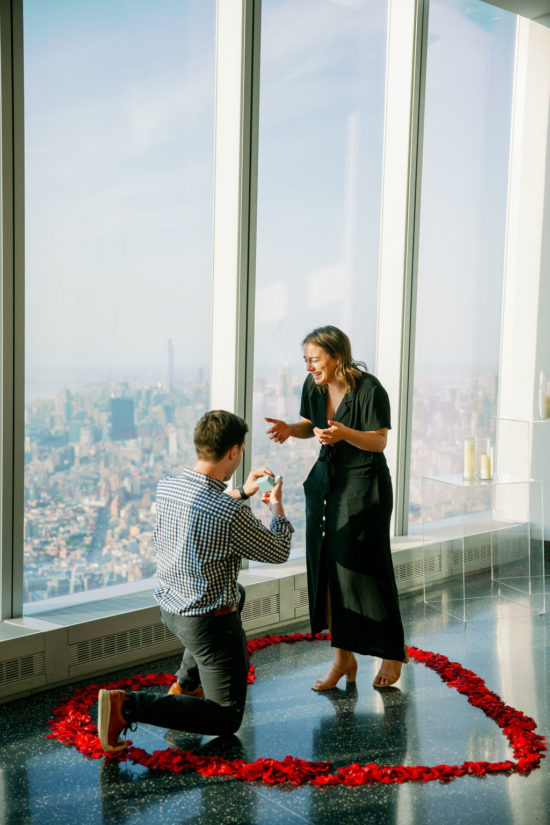 ASPIRE: A wedding proposal on top of the world - rebeccaouphotography.com